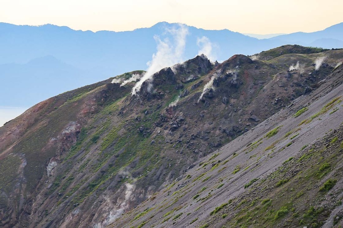 Active volcanoes in Shikotsu-Toya National Park