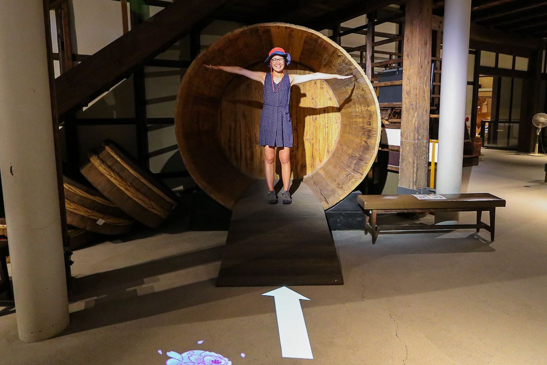 Sake brewery hopping near central Kobe