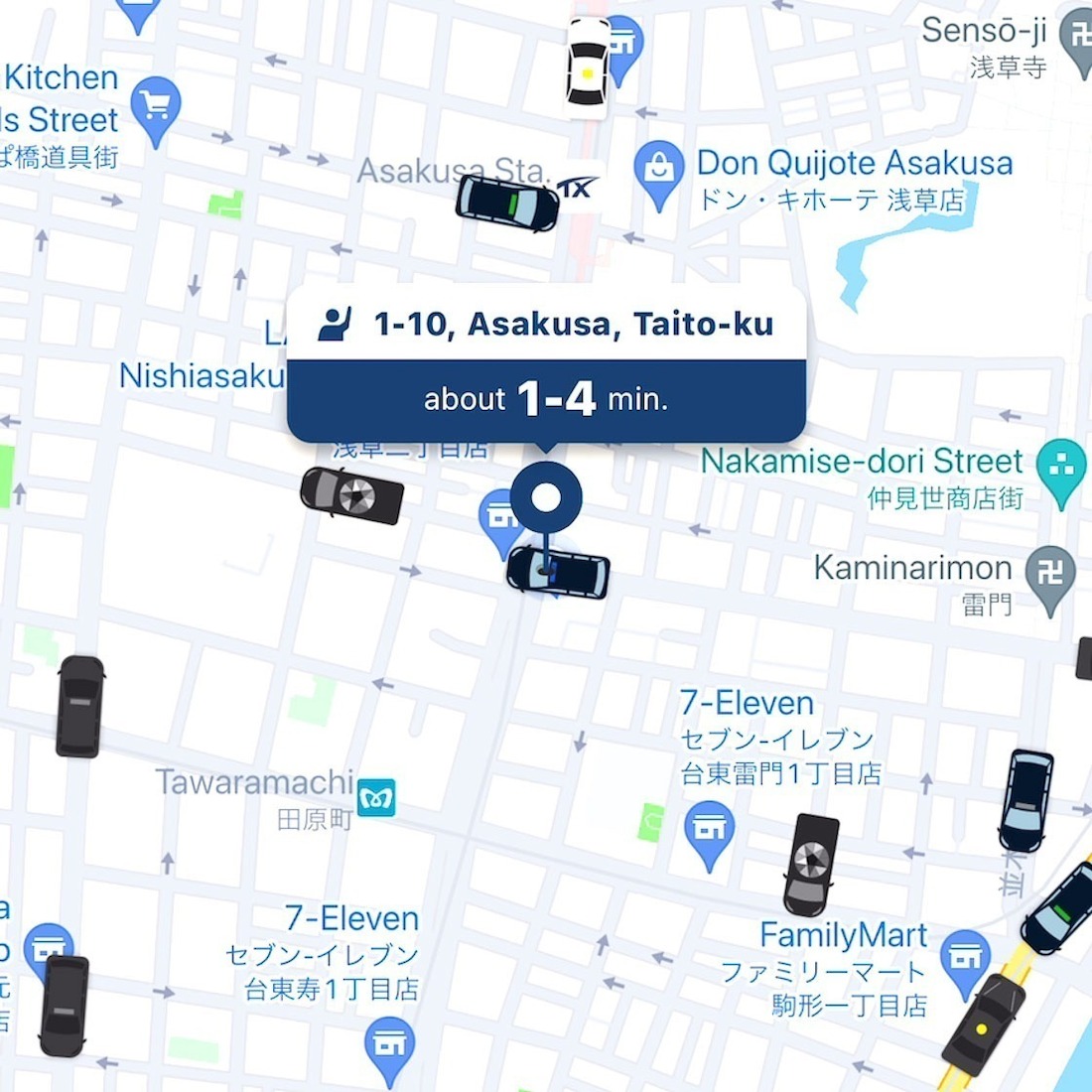 How to take taxis in Japan
