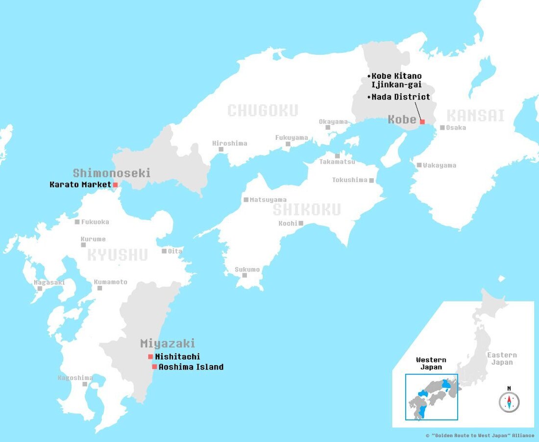 Experience the Nature, History, and Food Culture of West Japan on the ...