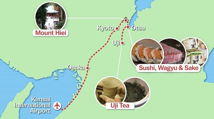 An introduction to Sushi, Wagyu and Tea in Kyoto and around