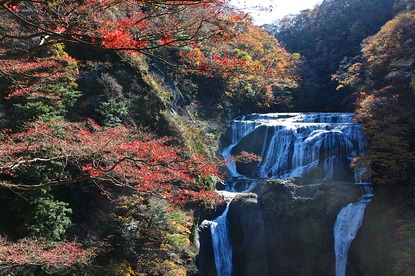 Joe's Japan Travel Journal: Autumn Color Report: Fukuroda Falls