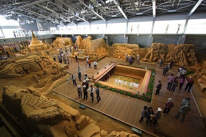 Sean's Japan Travel Journal: Tottori Sand Museum 2013