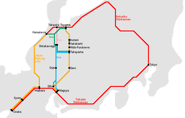 Takayama Travel: Access, Transportation and Orientation