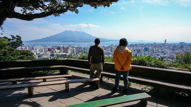Shiroyama Park - Kagoshima Travel