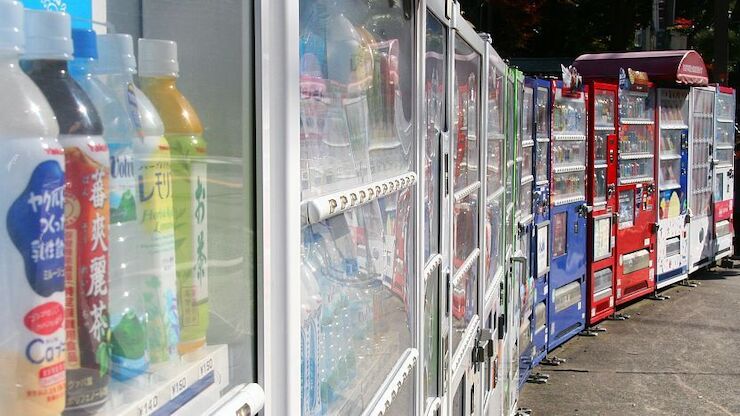Vending machines in Japan