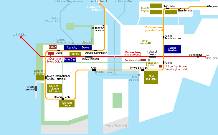 Odaiba (Daiba) - Tokyo Travel