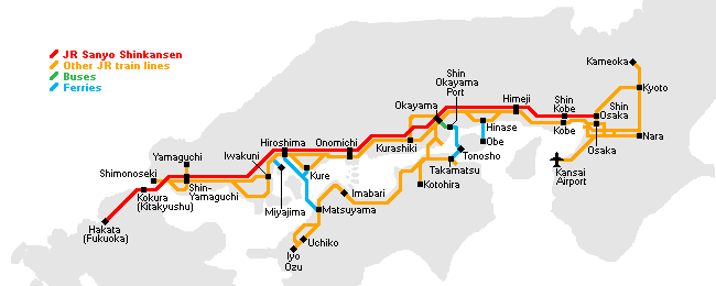 JR Setouchi Area Pass