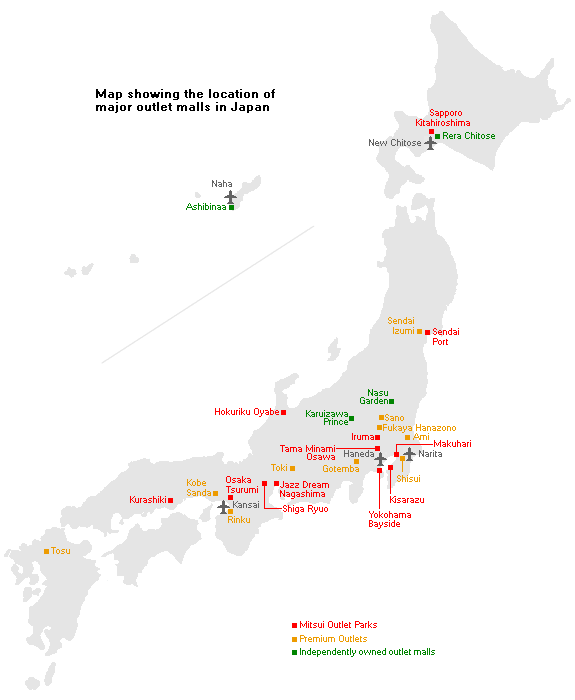 Outlet Malls in Japan