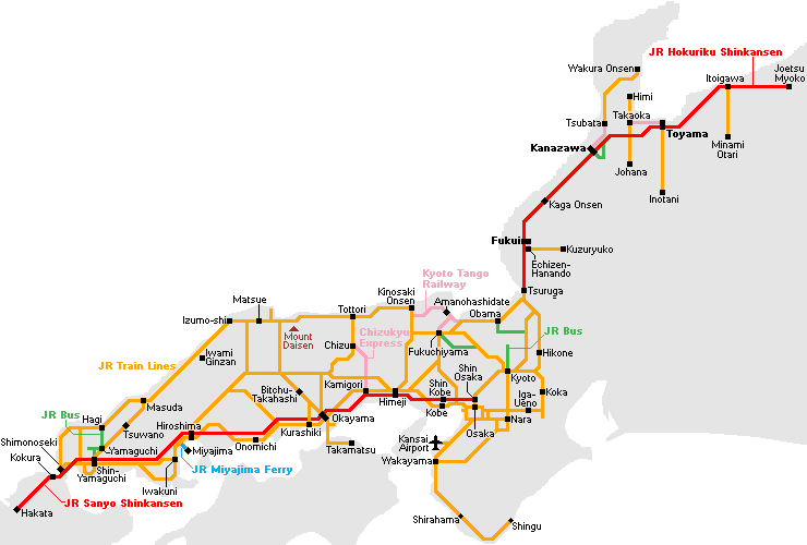 JR West All Area Pass