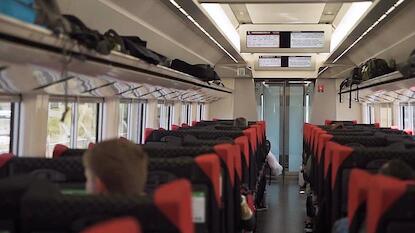 Limited express trains (tokkyu) in Japan