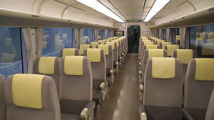 Limited express trains (tokkyu) in Japan