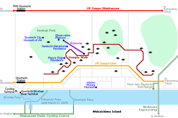 Hiroshima to Onomichi: How to get to and around Onomichi - Access ...